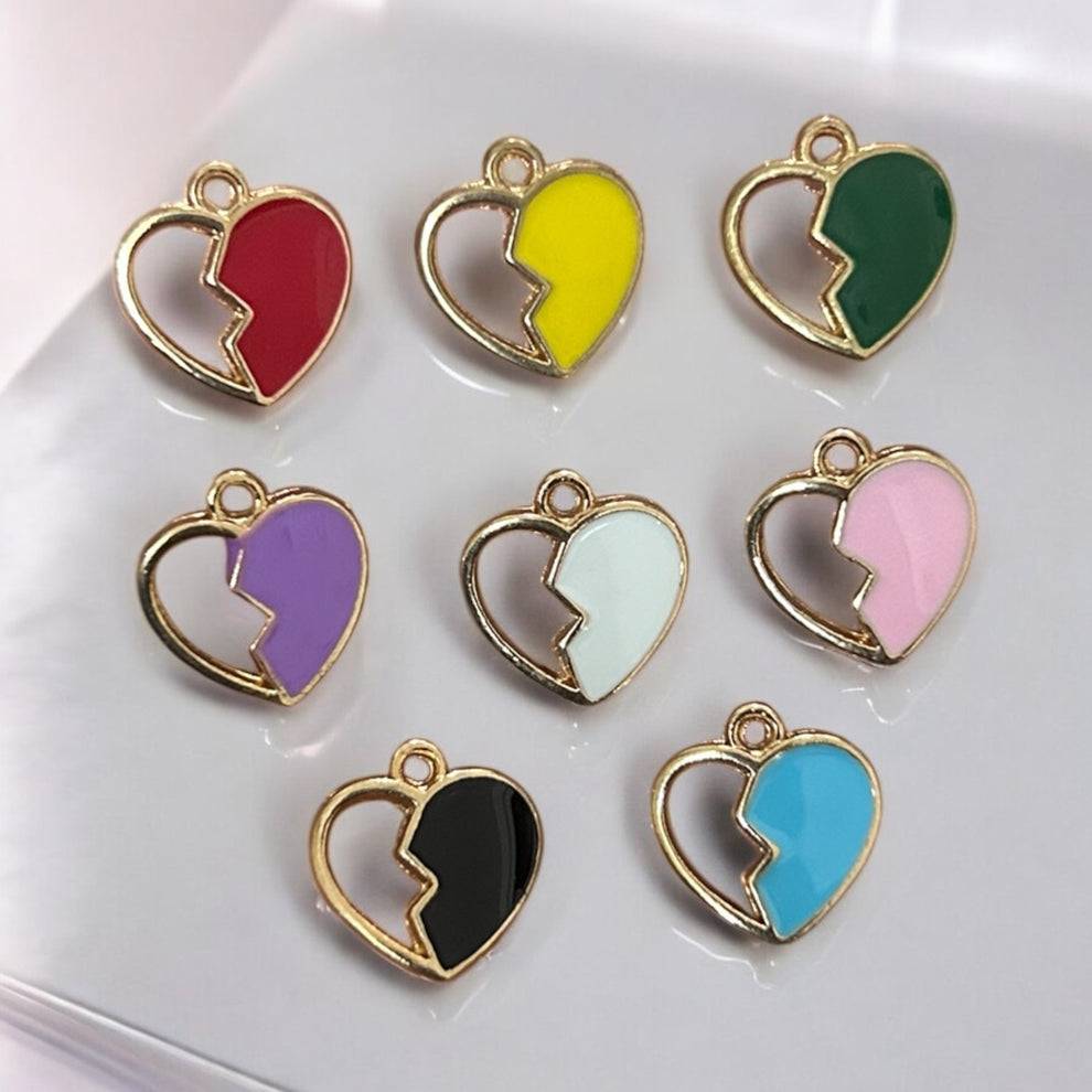 Broken Heart Charms – Jo Handmade